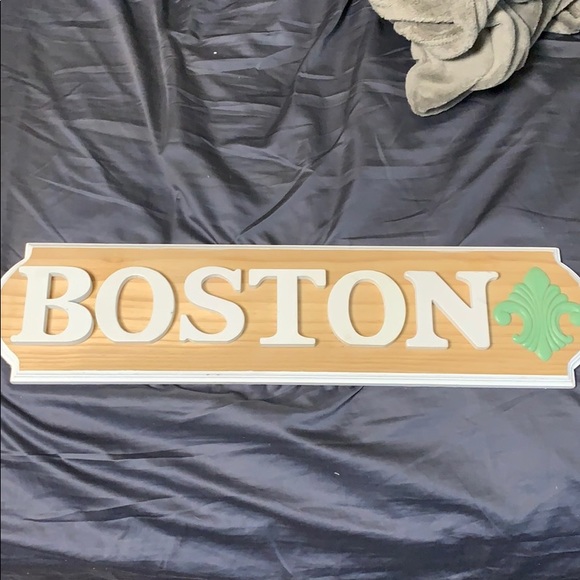 Other | Wooden Boston Sign | Poshmark